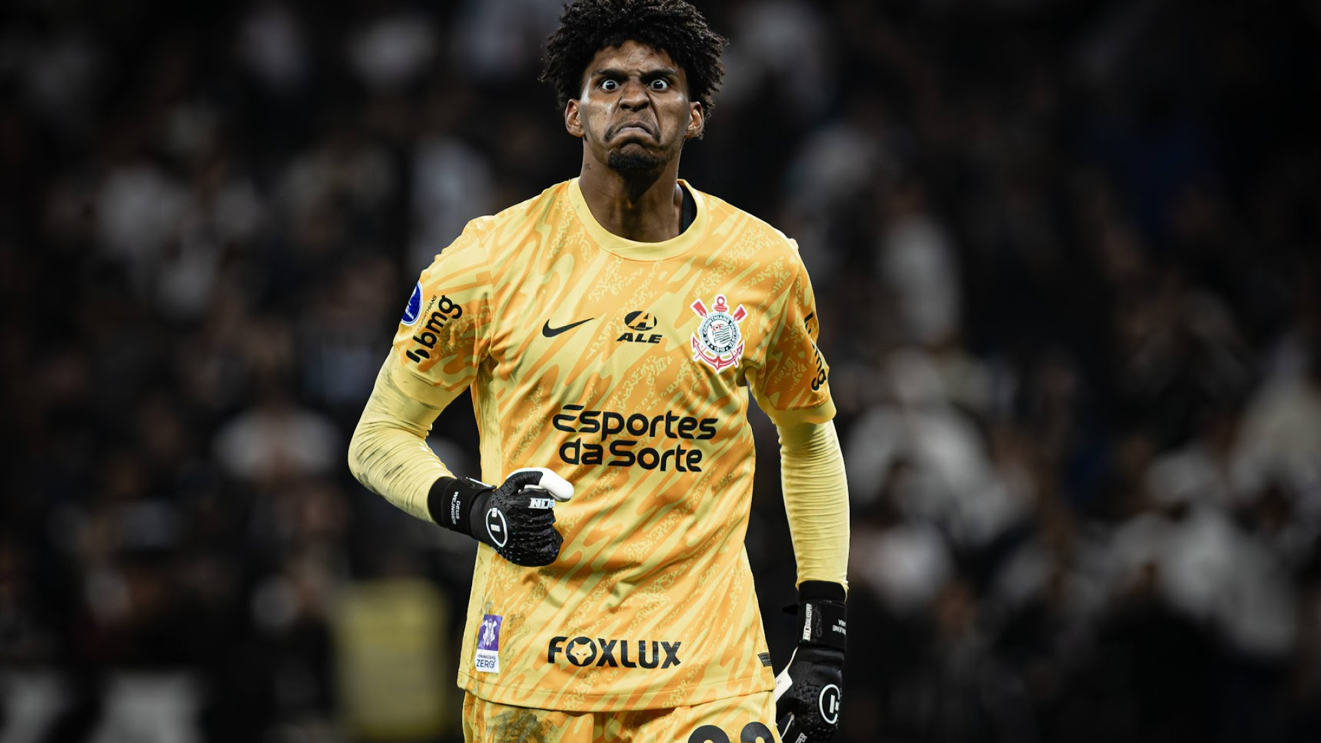 Fundo de tela do Corinthians: Hugo Souza, goleiro do Corinthians
