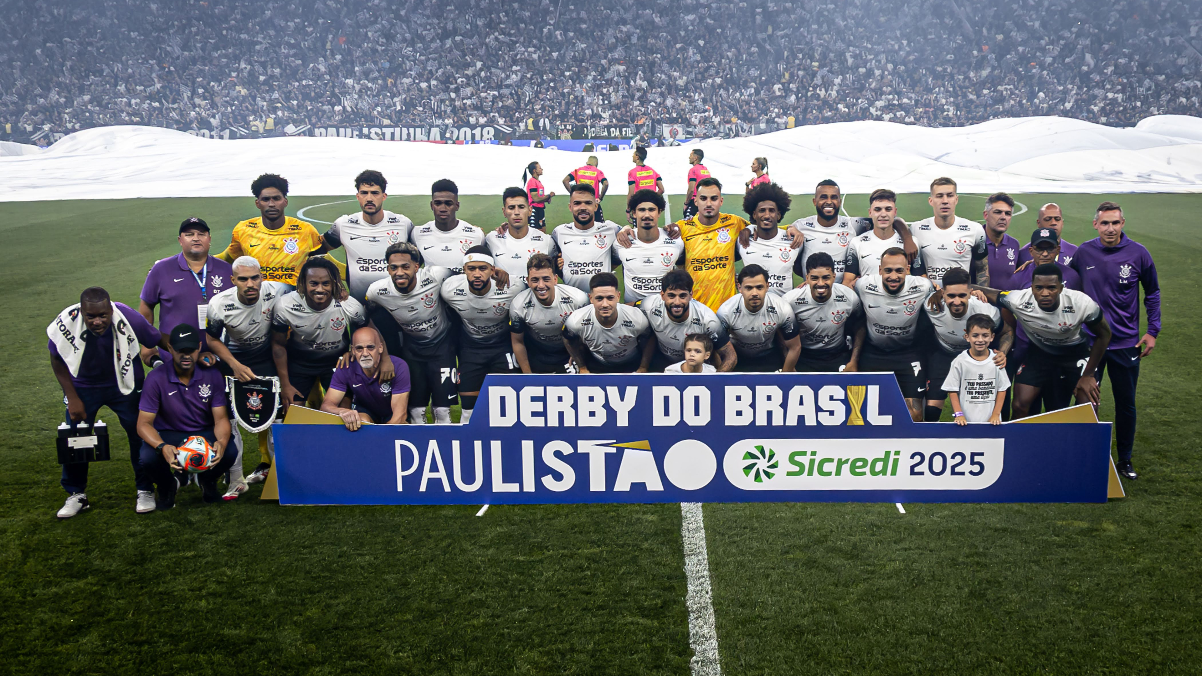 Fundo de tela do Corinthians: Pôster - Corinthians campeão Paulista 2025