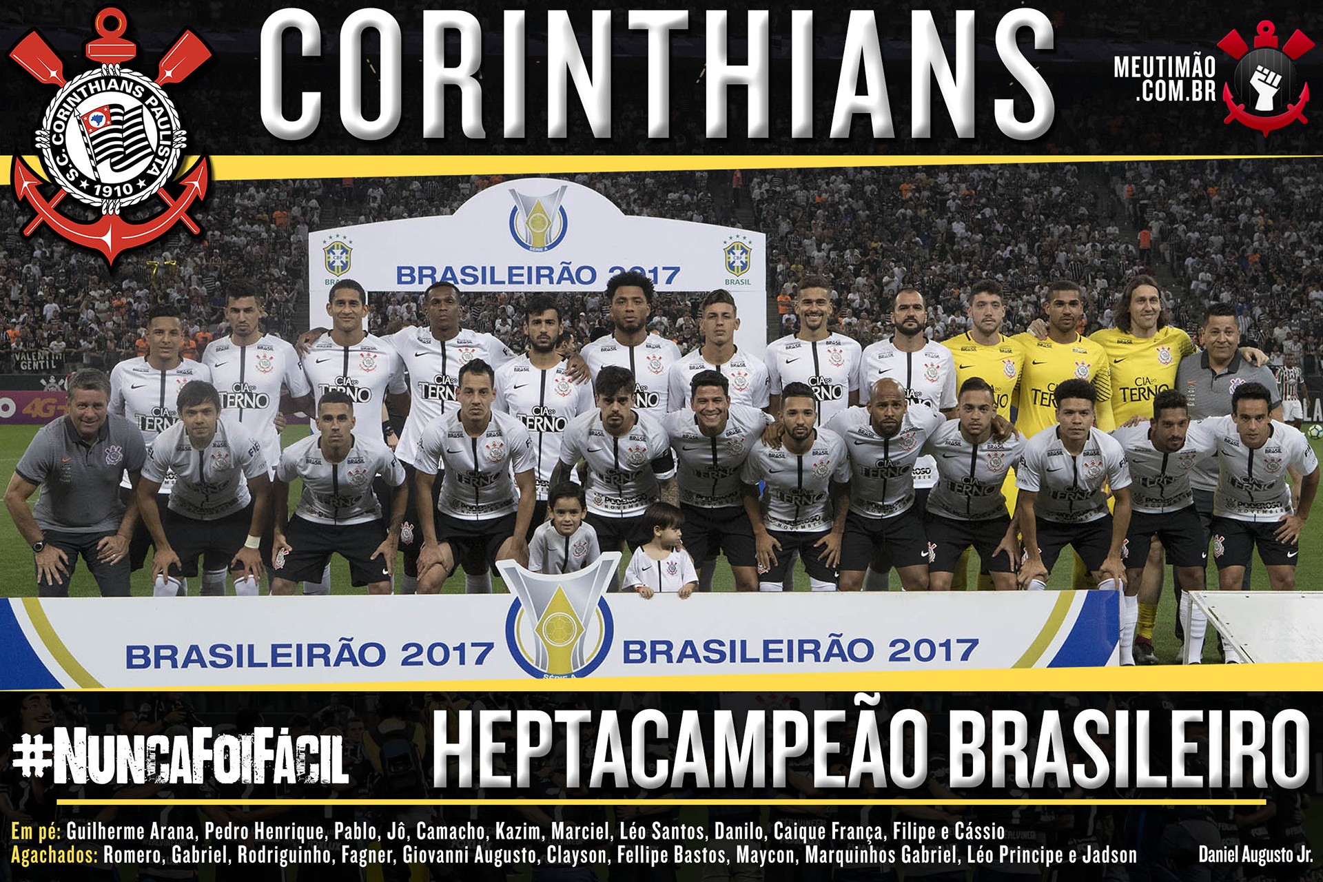 Fundo de tela do Corinthians: Poster do heptacampeonato do Corinthians