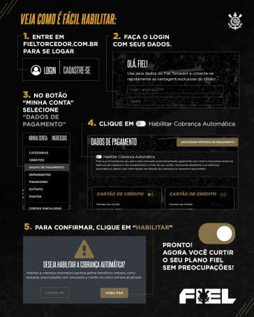 Corinthians anuncia nova opção de pagamento do Fiel Torcedor; veja os ...