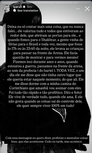 Esposa de Maycon compartilha histórias e sonho de jogador com retorno ao Corinthians