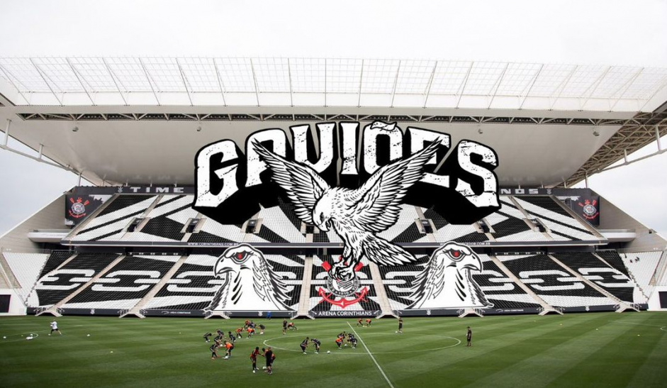 Torcida do Corinthians prepara mosaico em 3D para final na Neo Química ...