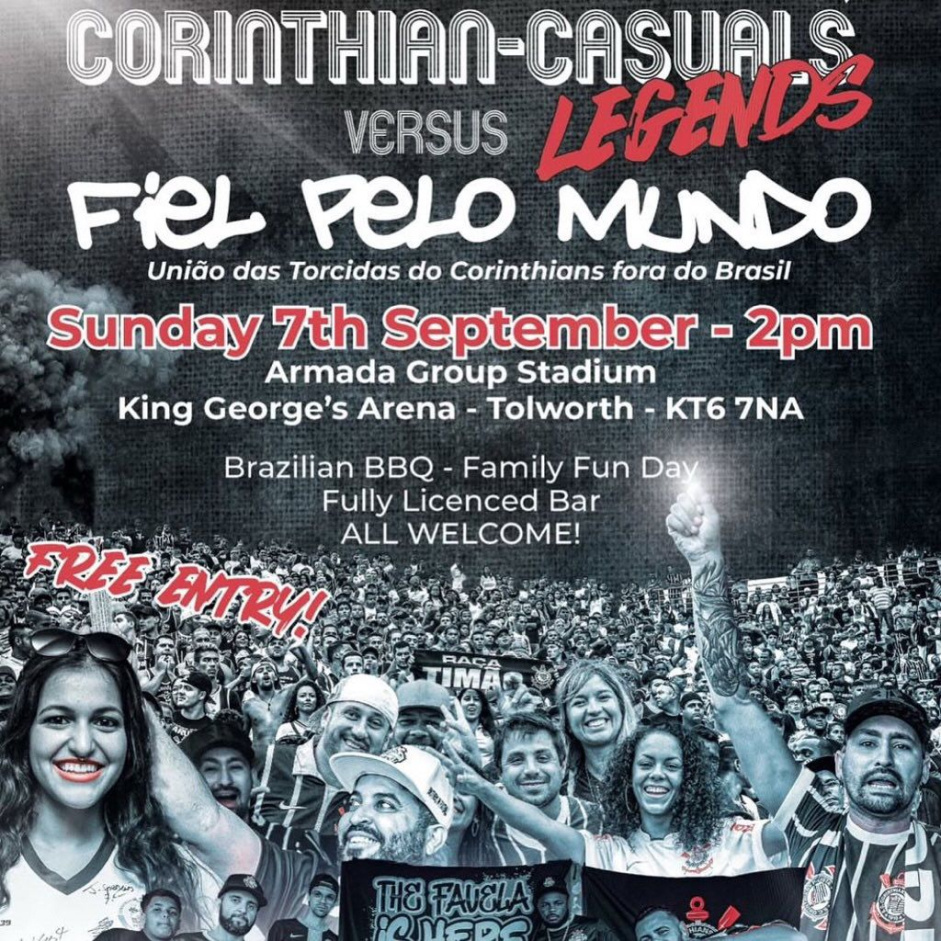 Corinthian-Casuals anuncia amistoso com organizadas do Corinthians em ...